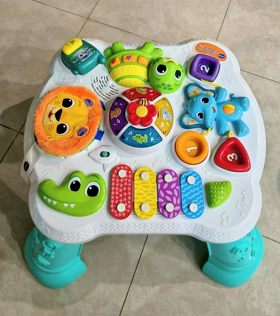 VTech Touch and Explore Activity Table, Babies & Kids, Infant Playtime ...