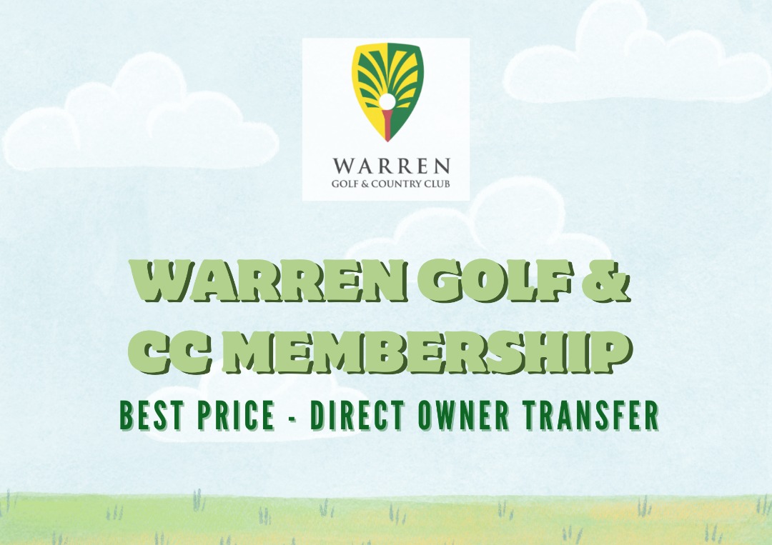 Warren Golf & Country Club Individual Golf Membership for Transfer ...