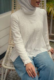 Zora designers Jannah top, Women's Fashion, Tops, Blouses on Carousell