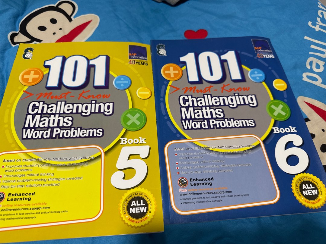 101 Challenging Maths Word Problems Book 5 6 Hobbies Toys Books