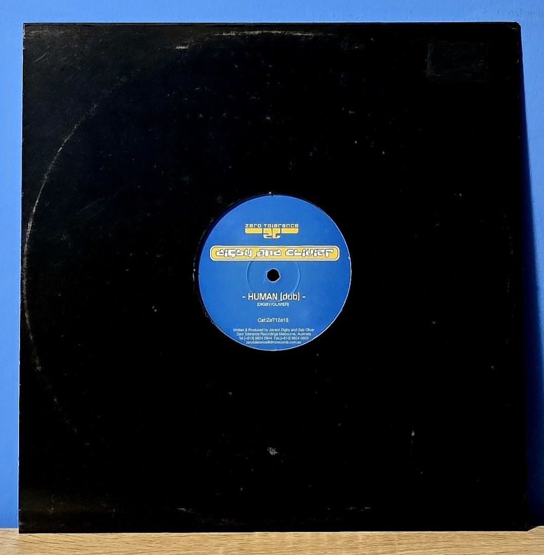 12" : Digby & Oliver - Human, Hobbies & Toys, Music & Media, Vinyls on ...