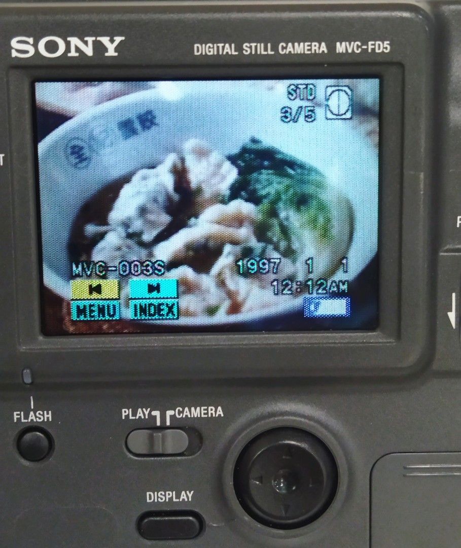 1997年Sony Mavica. MVC-FD5. CCD數碼相機，3.5寸磁盤儲存！功能全正常！新電、充電器、3.5寸新磁盤1張！, 攝影 ...