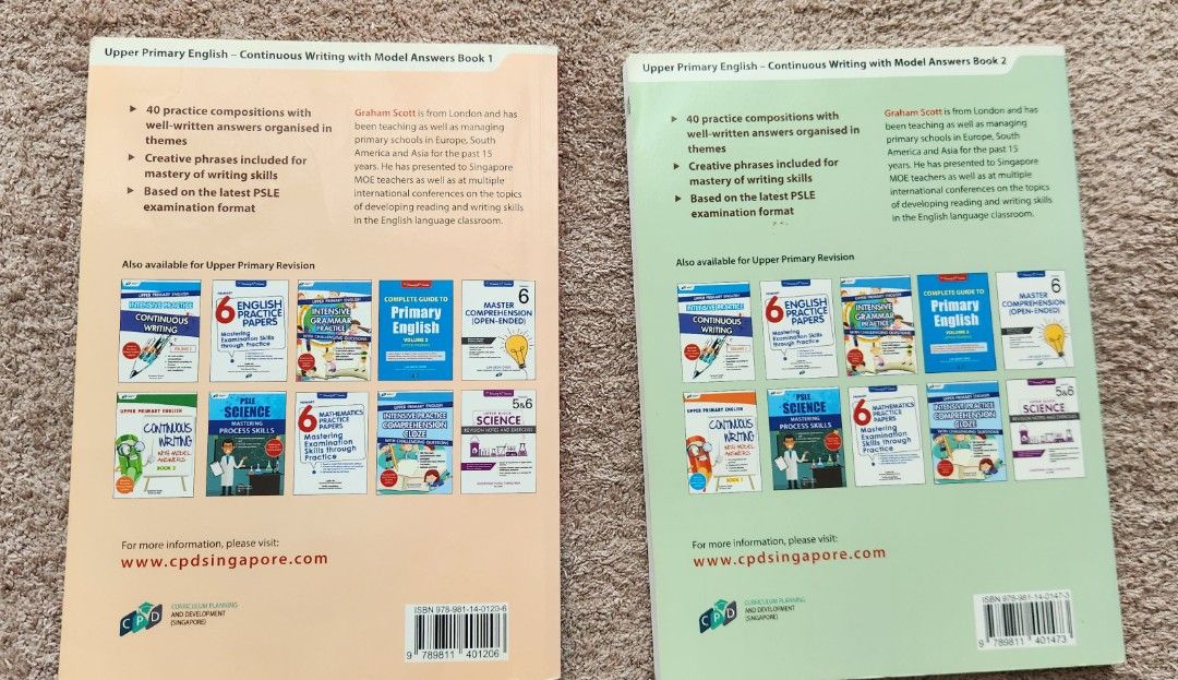 2 books for $10 - Upper Primary English Continuous Writing Books 1 & 2 ...