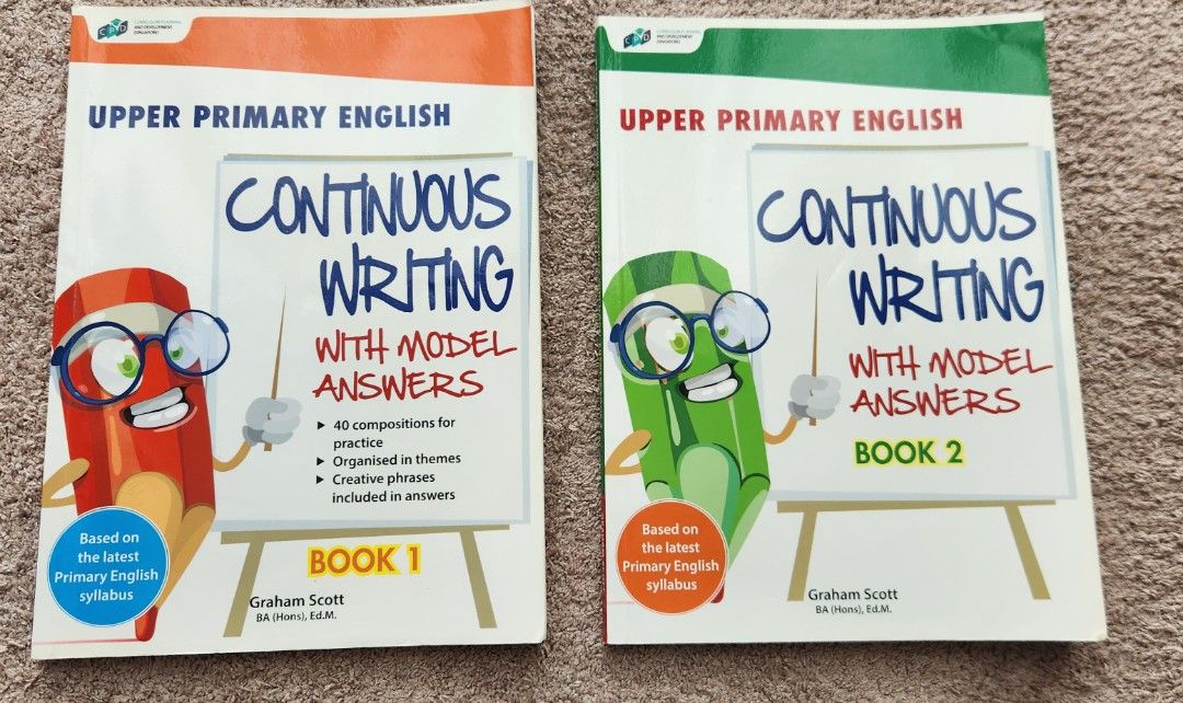 2 books for $10 - Upper Primary English Continuous Writing Books 1 & 2 ...