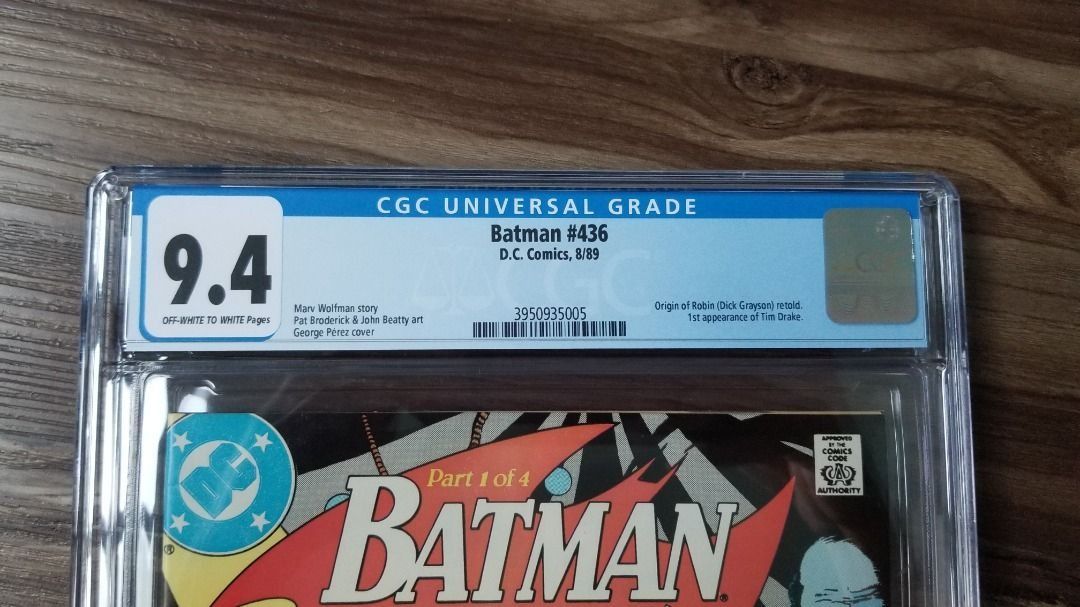 🦸🏼 CGC Graded Comic Books - Marvel/DC Batman & Cable - Key issues ...