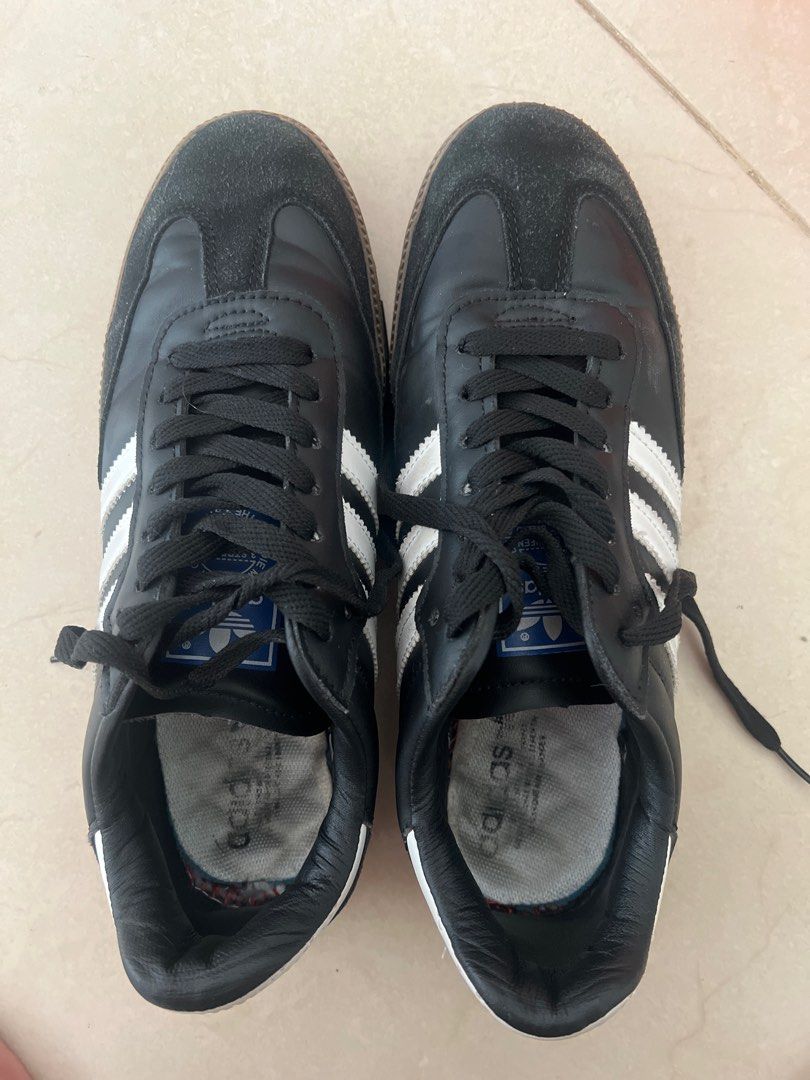 Adidas Samba Black Sneakers, Men's Fashion, Footwear, Casual shoes on ...
