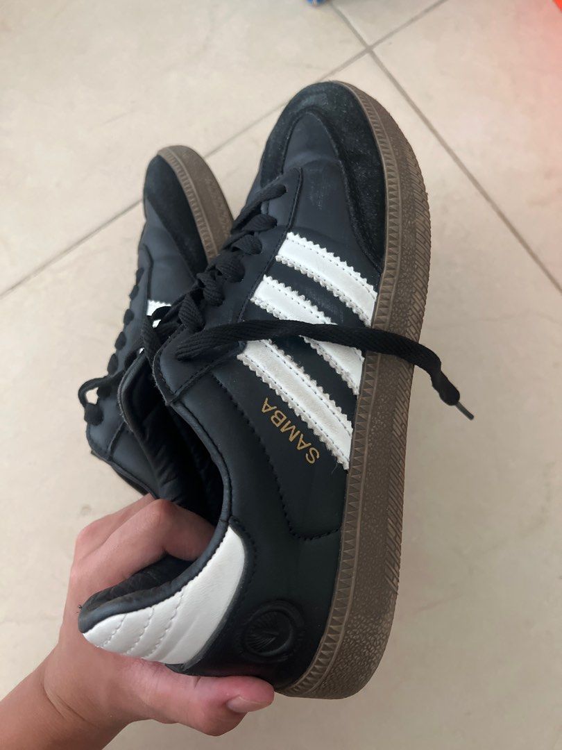 Adidas Samba Black Sneakers, Men's Fashion, Footwear, Casual shoes on ...