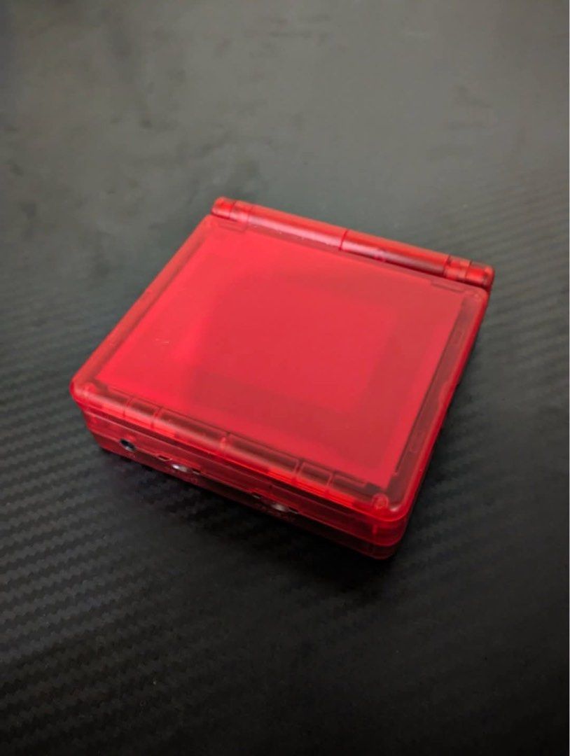 Anbernic RG35XXSP | Transparent Red, Video Gaming, Video Game Consoles ...