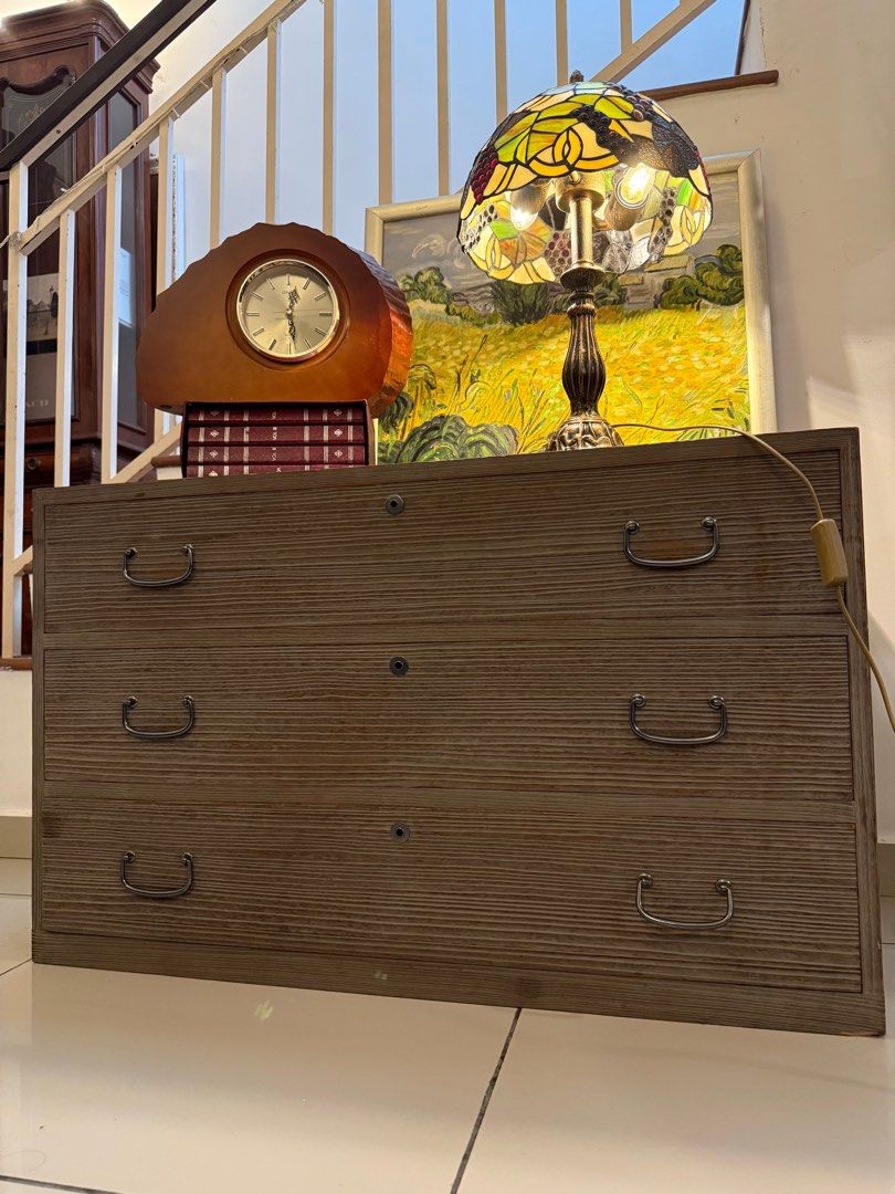Antique Wooden Treasure Boc Chest of Drawers, Furniture & Home Living ...