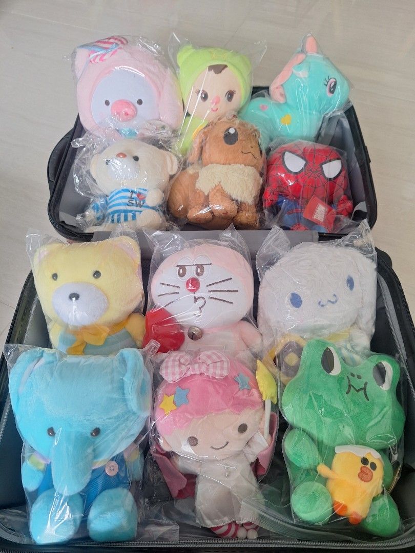 Assorted Plush Toys - Various Characters, Hobbies & Toys, Toys & Games ...