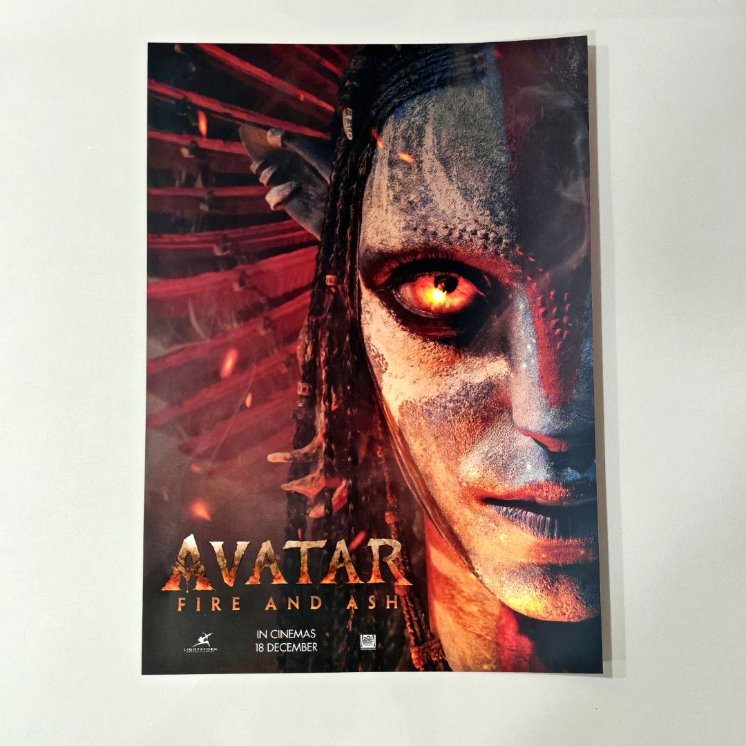 Avatar: Fire and Ash Movie Poster, Hobbies & Toys, Collectibles ...