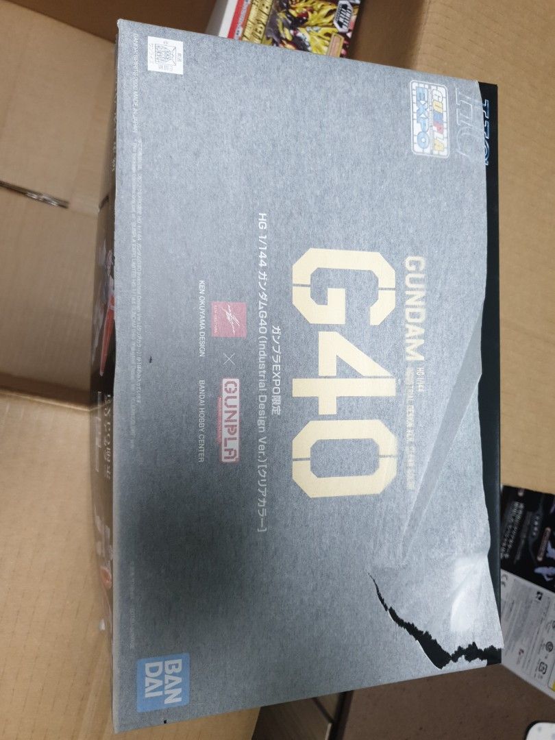 Bandai Gundam G40 Industrial Design Ver. Clear Color, Hobbies & Toys ...