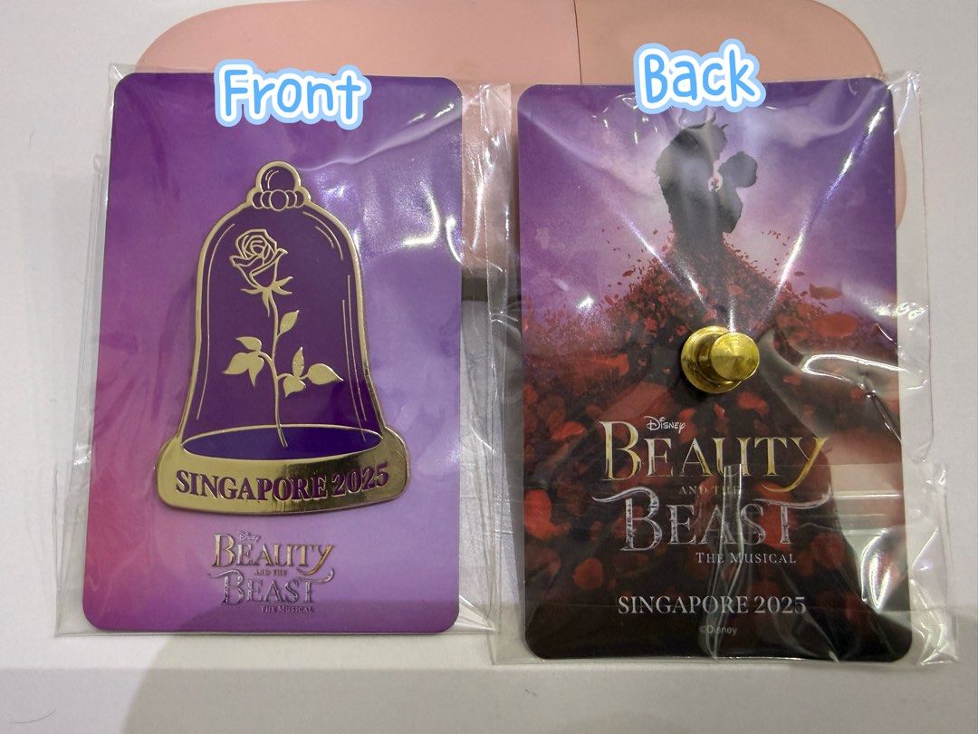 Beauty and the Beast The Musical Pin - Singapore 2025, Hobbies & Toys ...