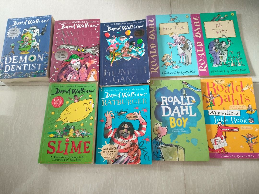 Books by David Walliam, Roald Dahl, Enid Blyton, Geronimo, Harry Potter ...