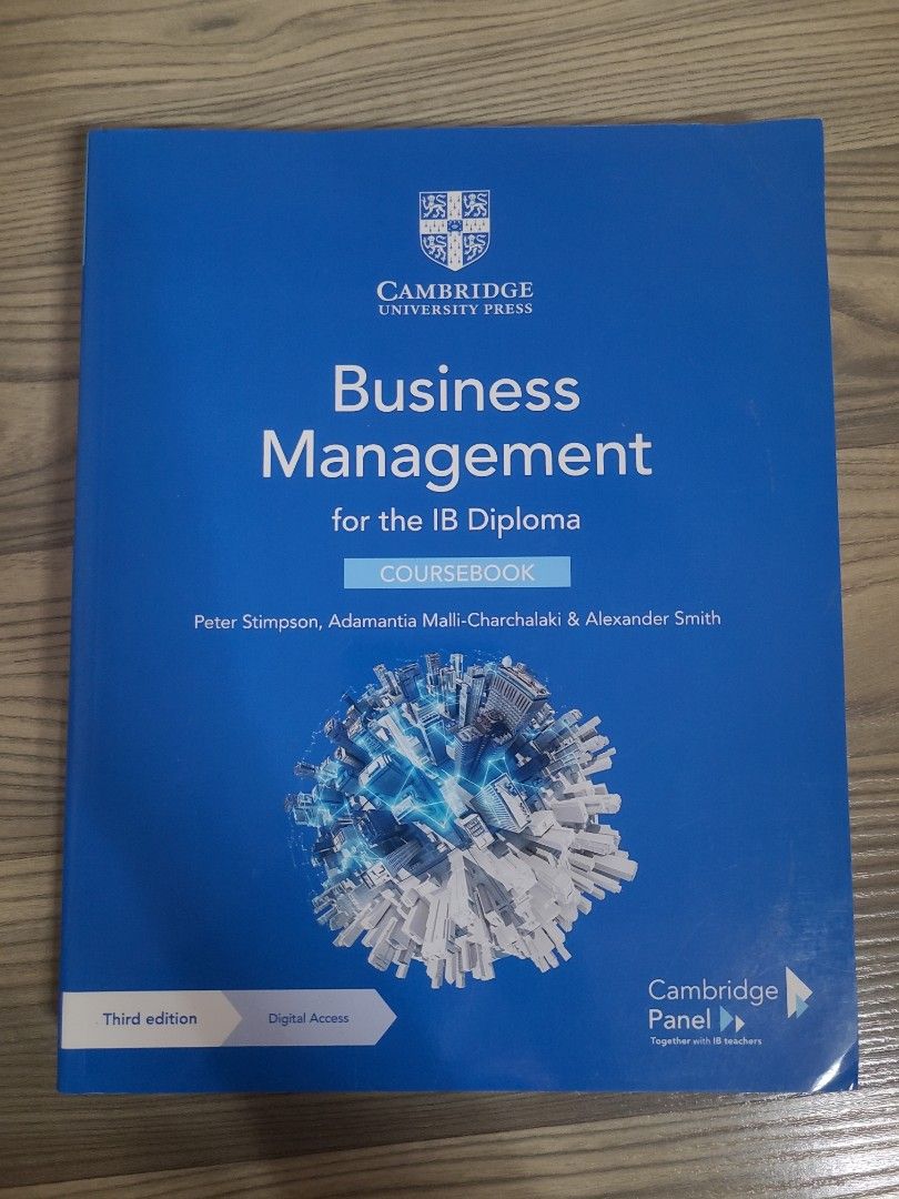 Cambridge Univeristy Press 3rd Ed Business Management for the IB ...