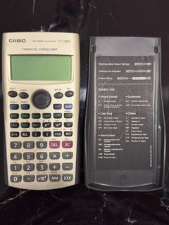 Casio FC-200V Financial Consultant Calculator, Computers & Tech, Office & Business Technology on ...