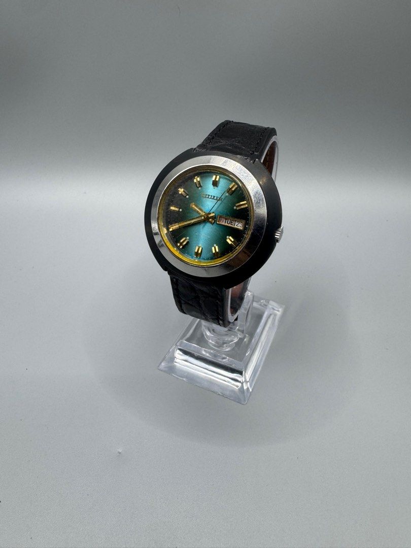 Citizen UFO Rare Dial 1970 Vintage automatic Teal Dial, Men's Fashion ...
