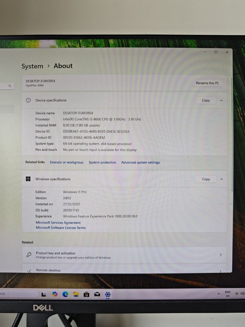 Dell small PC desktop computer Intel business cpu optiplex windows 11 ...