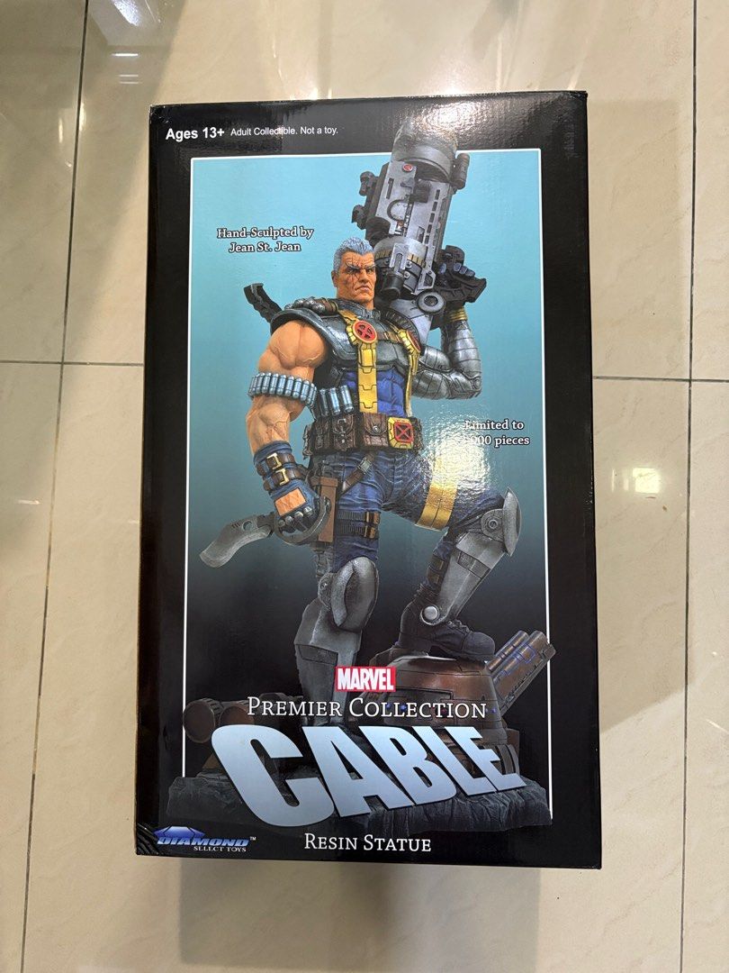 Diamond Select Marvel Premier Collection Cable Resin Statue X-Men 1/6 ...