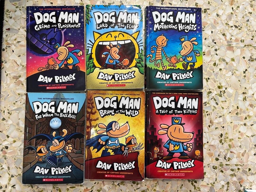Dog Man Book Series by Dav Pilkey, Hobbies & Toys, Books & Magazines ...