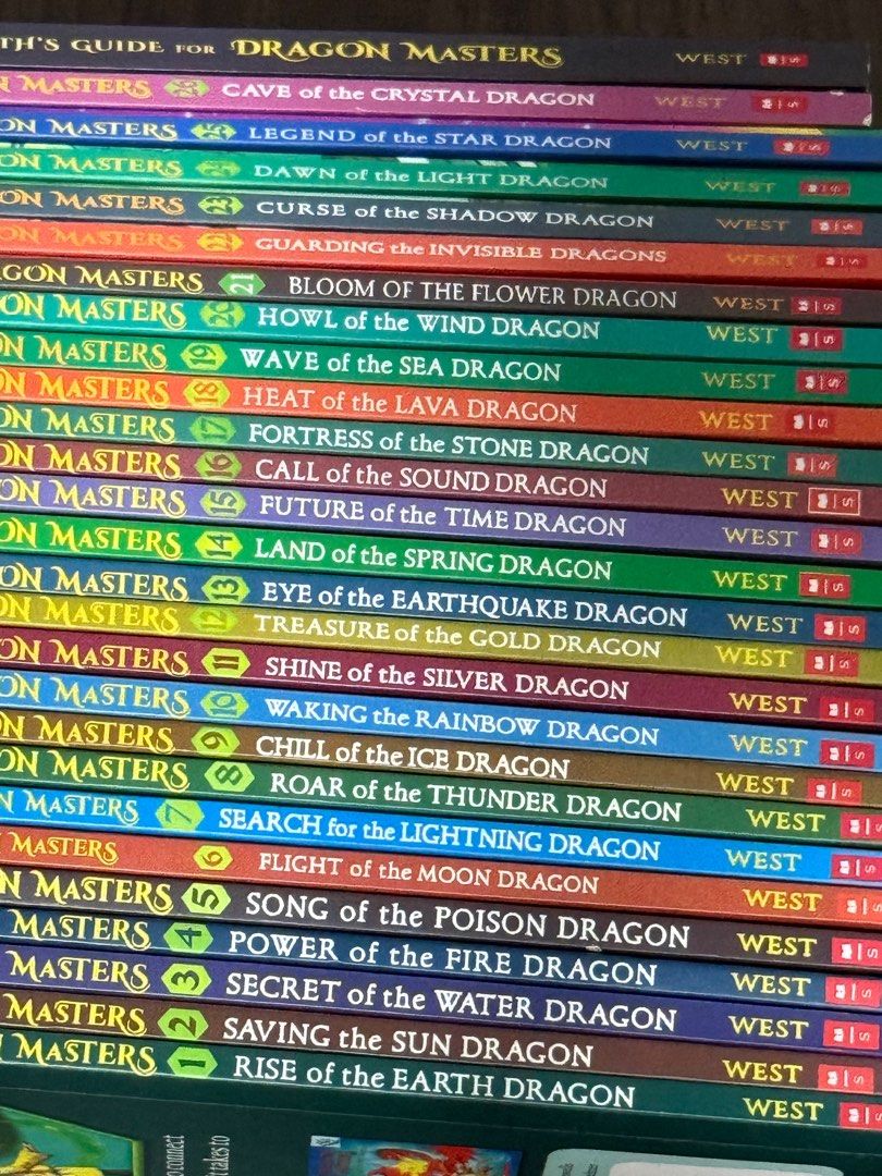 Dragon Masters Book Series - Complete Set, Hobbies & Toys, Books ...