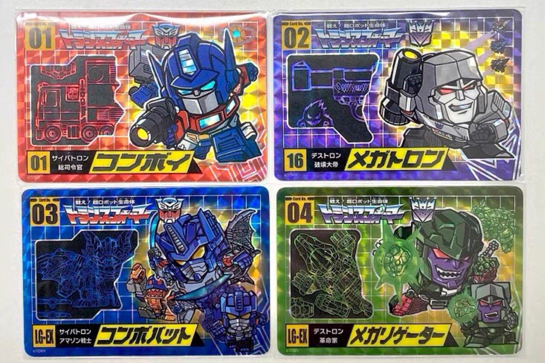 E hobby transformers exclusive SD Character Cards set, Hobbies & Toys ...