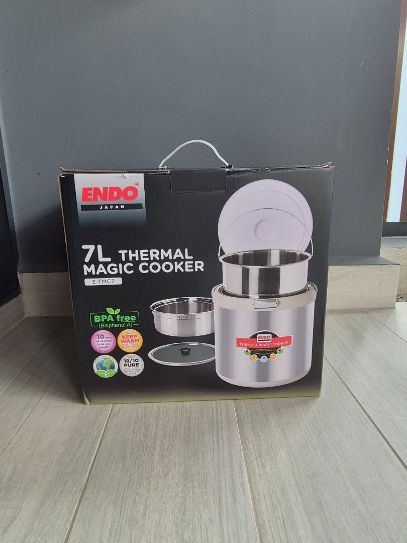 Endo 7L Thermal Magic Cooker - Brand New, TV & Home Appliances, Kitchen ...
