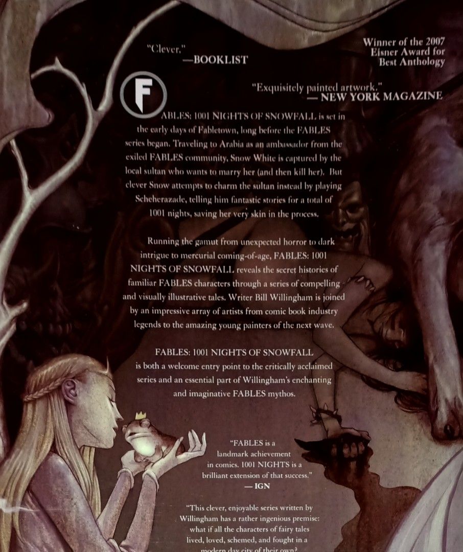 Fables: 1001 Nights of Snowfall Graphic Novel, Hobbies & Toys, Books ...