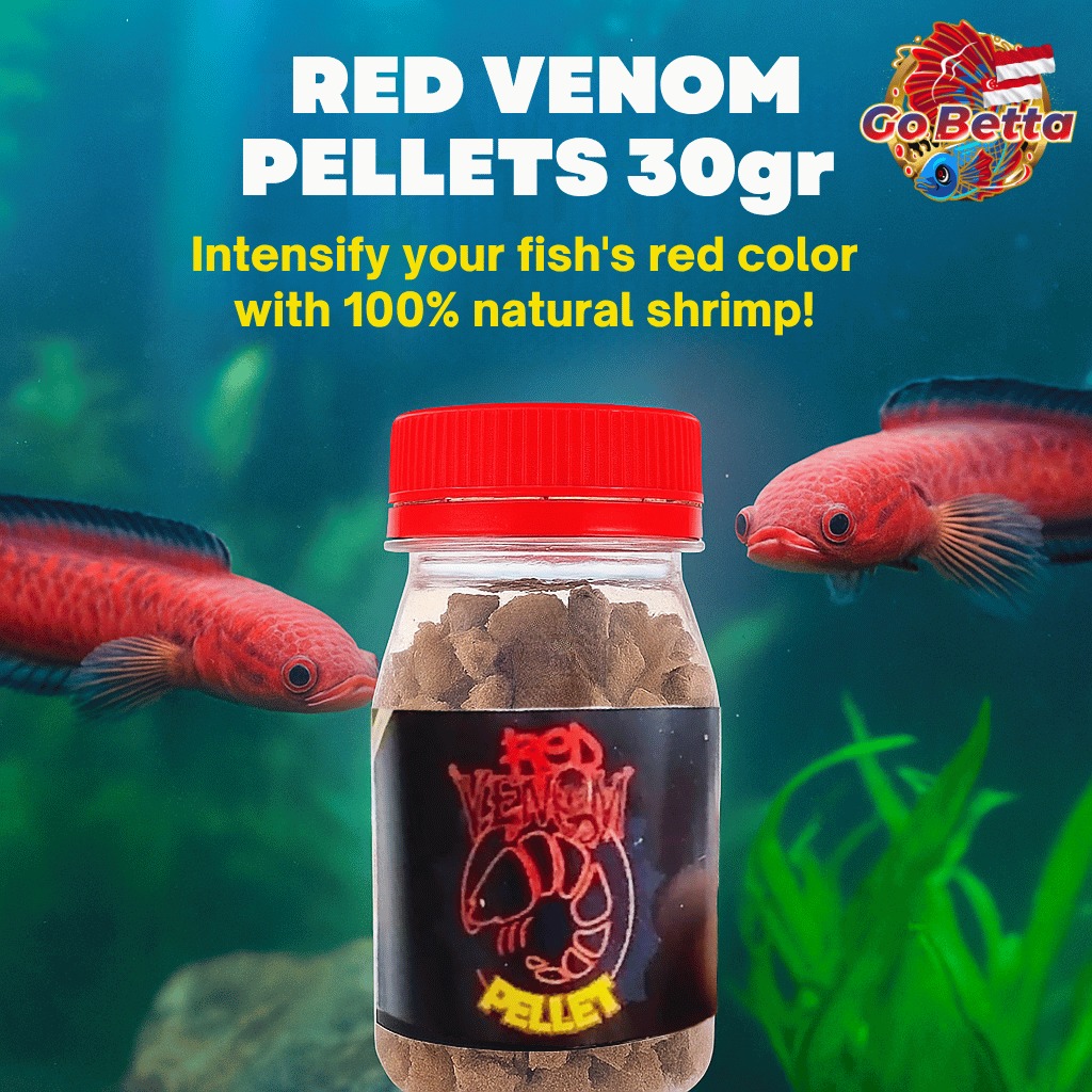 Fish Food Color Enhancer | RED VENOM Natural Astaxanthin Vannamei ...