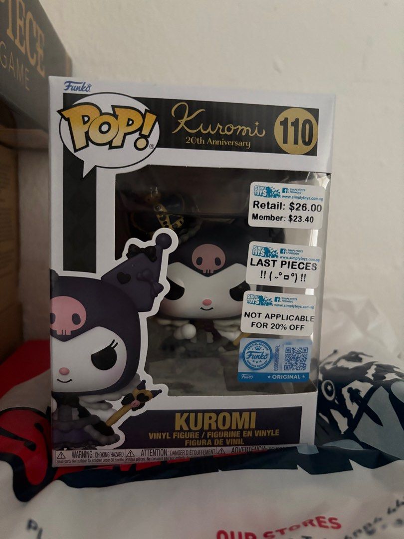 Funko Pop! Sanrio Kuromi 110 Royal Outfit 20th Anniversary ...