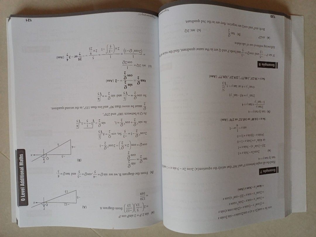 GCE O Level Additional Mathematics Textbook, Hobbies & Toys, Books ...