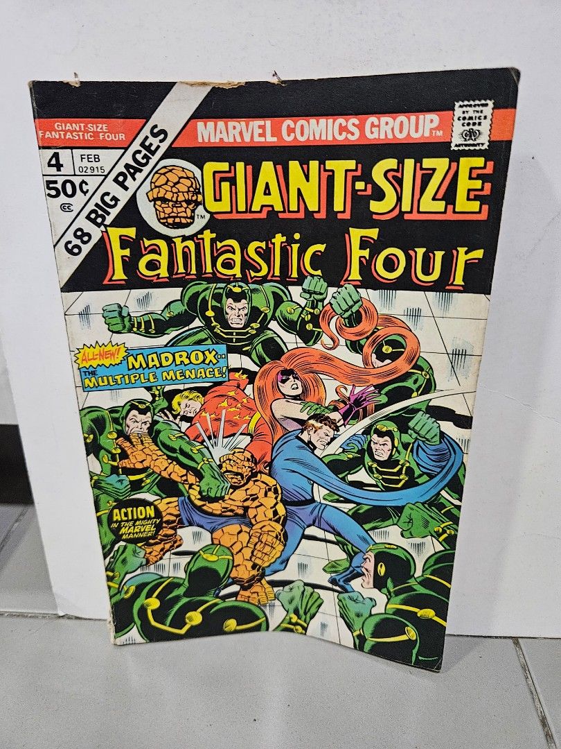 Giant Size Fantastic Four #4 Marvel Comics Bronze Age Key 🔑, Hobbies ...