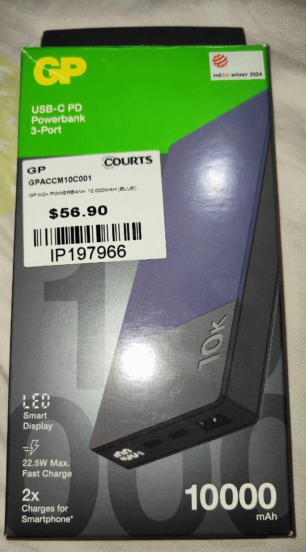 GP USB-C PD 3-Port Powerbank 10000mAh, Mobile Phones & Gadgets, Mobile ...