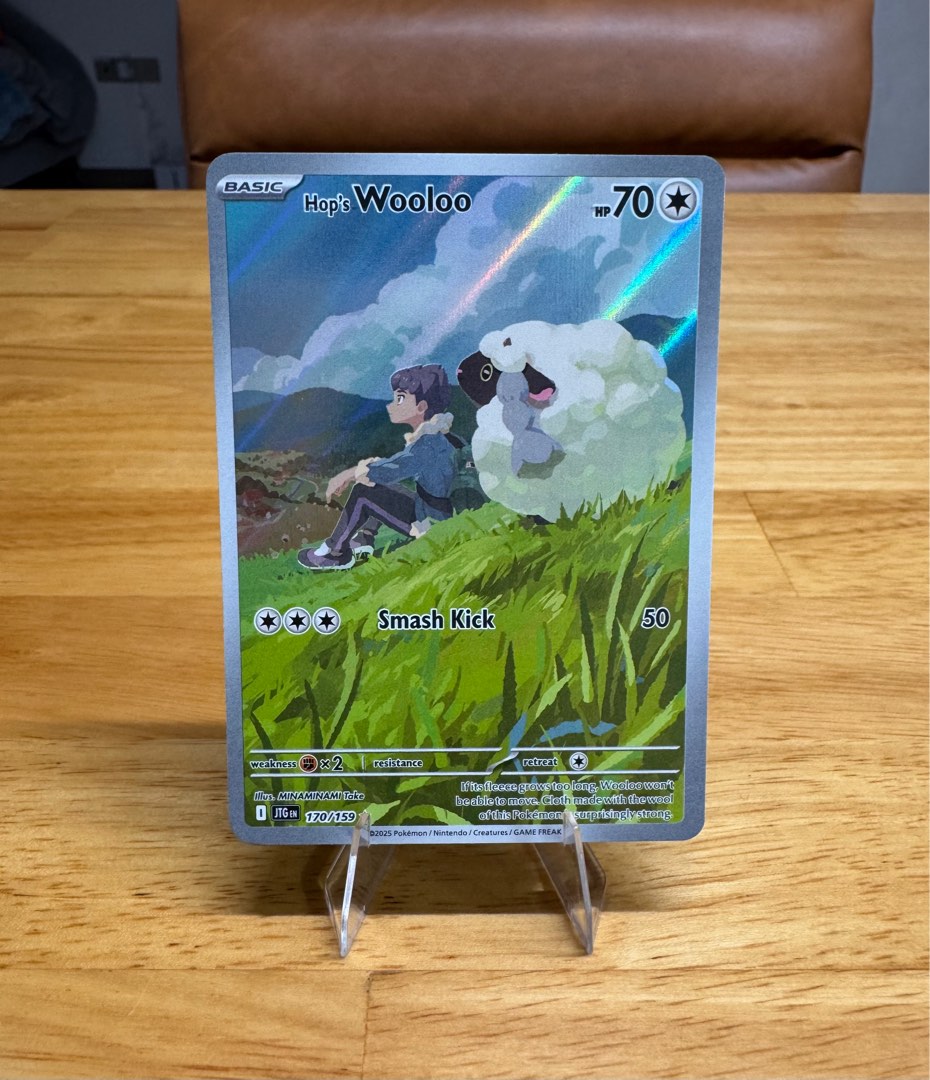Hop’s Wooloo IR 170/159 - Pokémon TCG Card English SV09 Journey ...