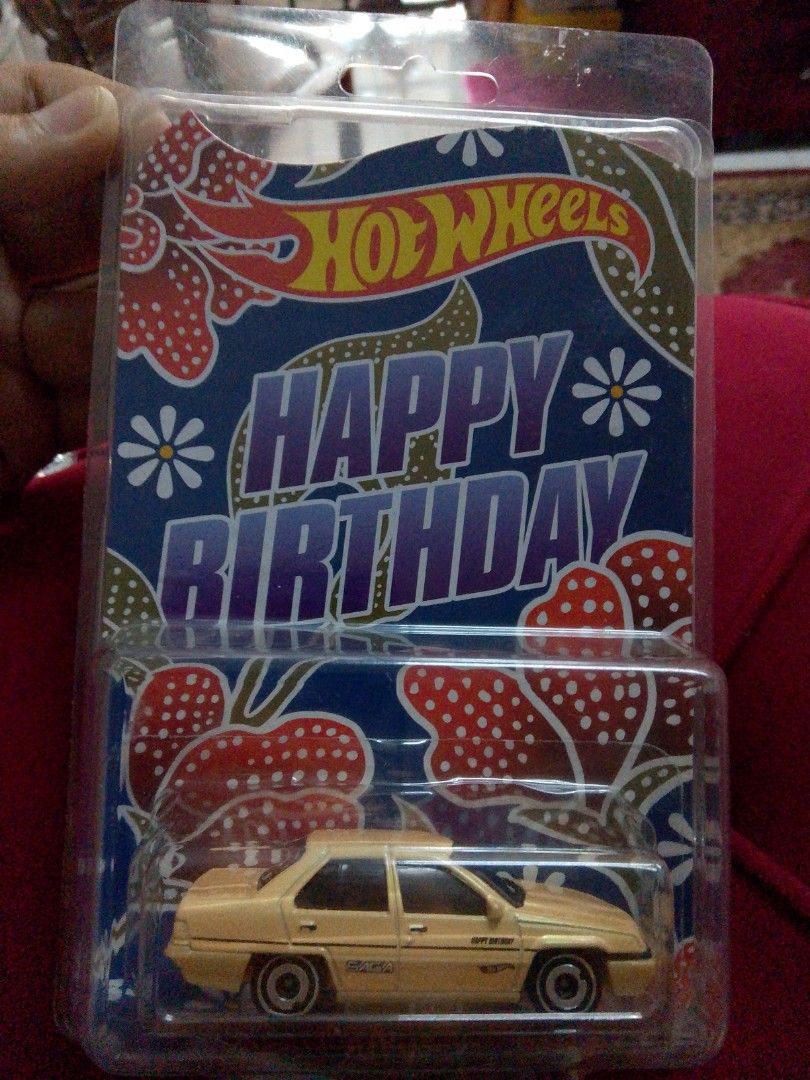 Hot Wheels Proton Saga Happy Birthday, Hobbies & Toys, Toys & Games on ...