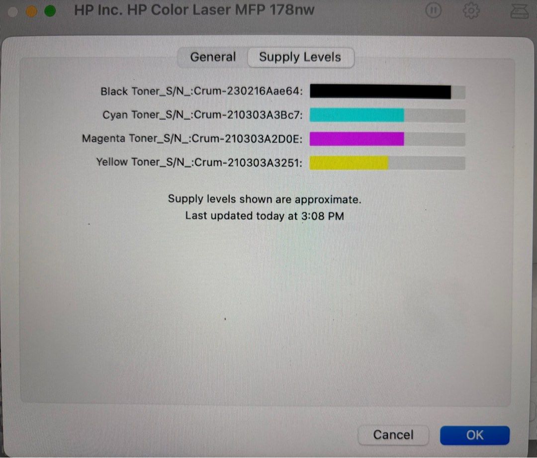 HP Color Laser MFP 178nw Printer, Computers & Tech, Printers, Scanners ...