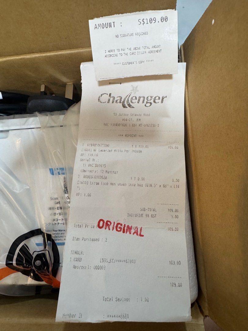 HP LaserJet M111w Printer - used once, Computers & Tech, Printers ...