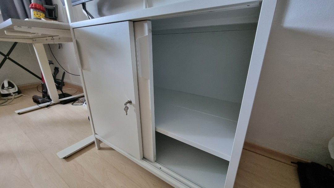IKEA Trotten Storage Cabinet with Sliding Door, Furniture & Home Living ...