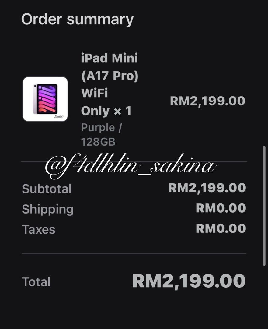 iPad mini (A17 Pro) 8.3" WiFi (2024) 128GB Purple, Mobile Phones ...