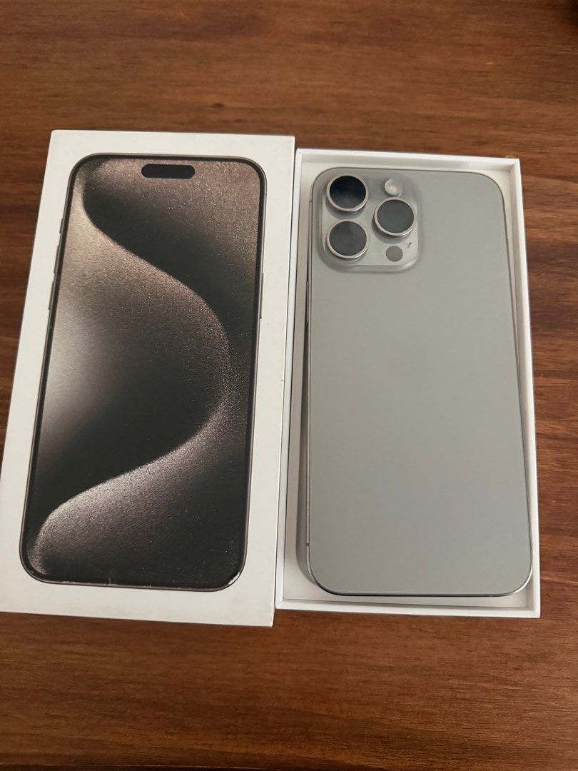 iPhone 15 Pro Max Natural Titanium 512GB, Mobile Phones & Gadgets ...