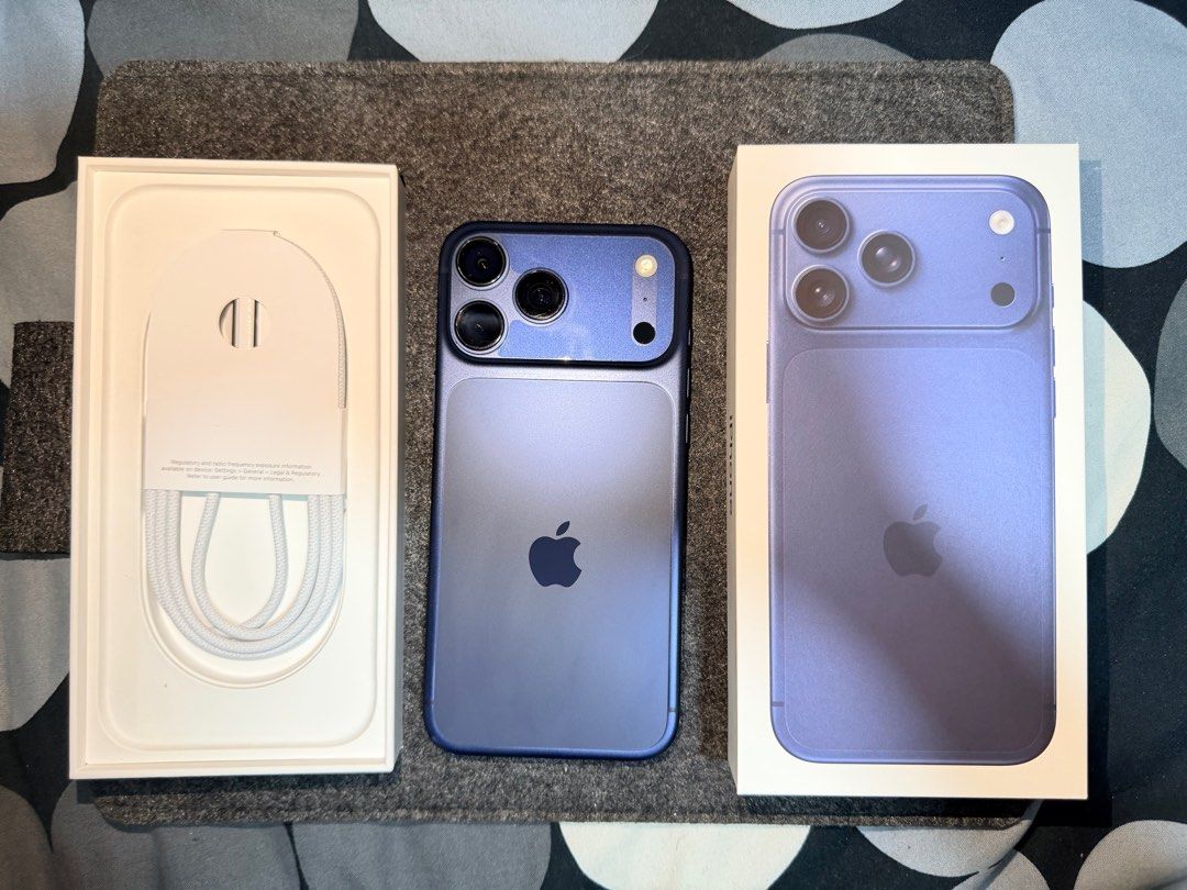 iPhone 17 Pro Max Deep Blue 512GB, Mobile Phones & Gadgets, Mobile ...