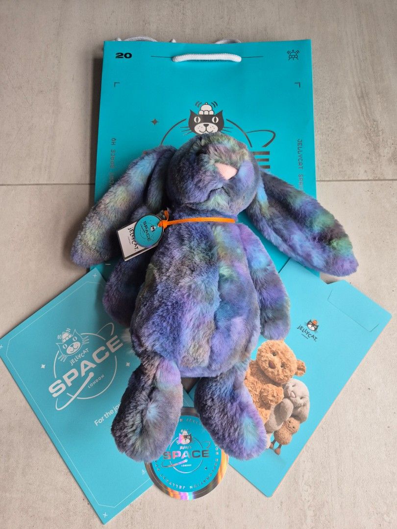Jellycat Space Bunny (exclusive Seoul popup), Hobbies & Toys, Toys ...
