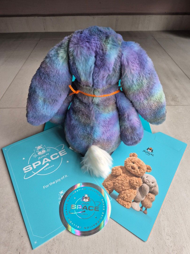Jellycat Space Bunny (exclusive Seoul popup), Hobbies & Toys, Toys ...