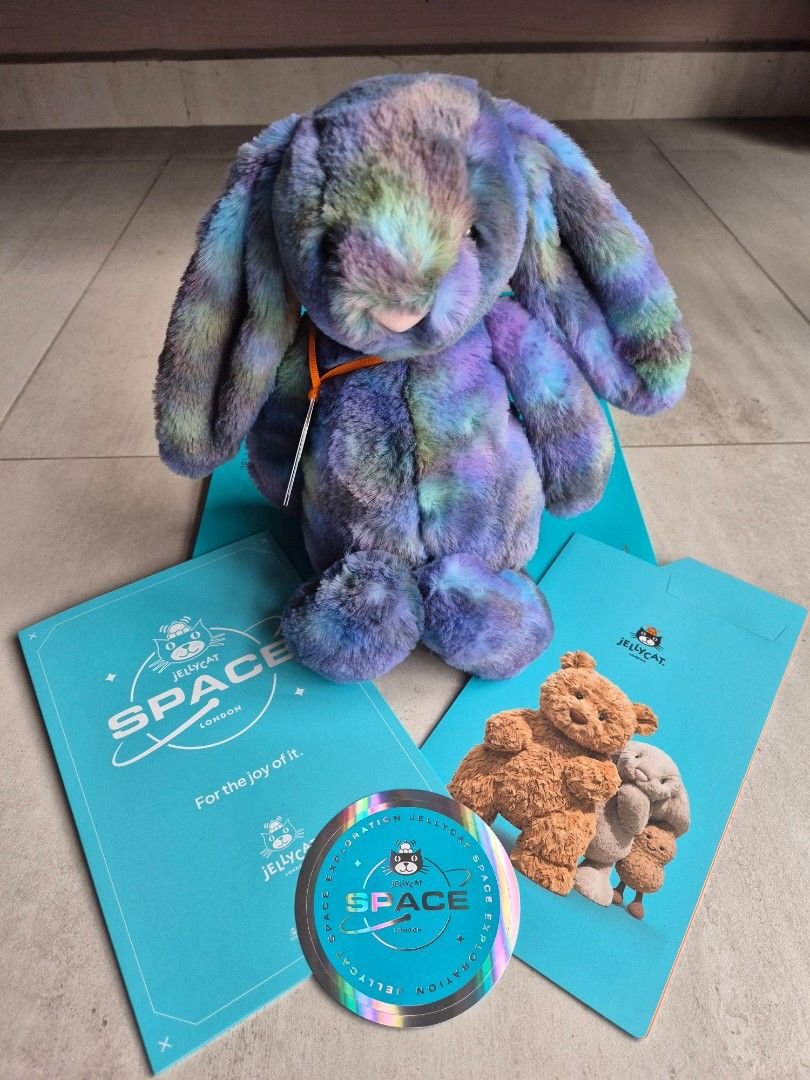 Jellycat Space Bunny (exclusive Seoul popup), Hobbies & Toys, Toys ...