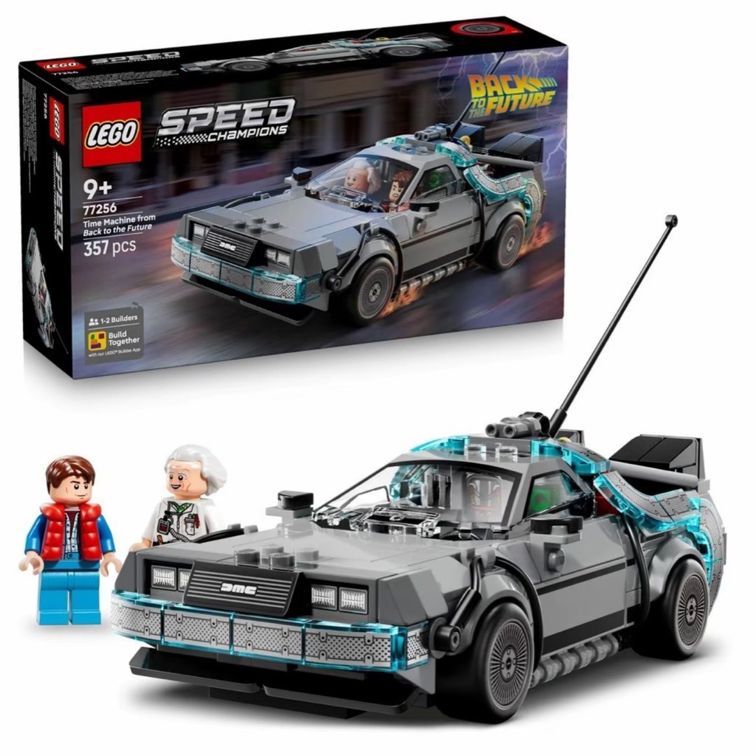 LEGO 77256 Speed Champions Time Machine from Back to the Future-Model ...