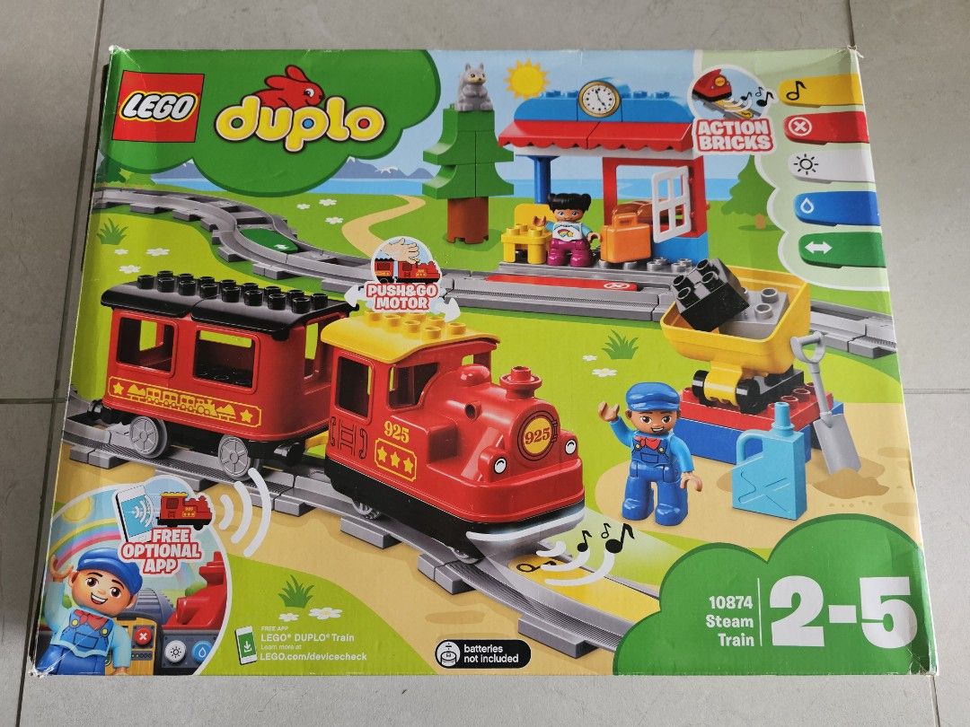 LEGO Duplo 10874 Steam Train Set, Hobbies & Toys, Toys & Games on Carousell
