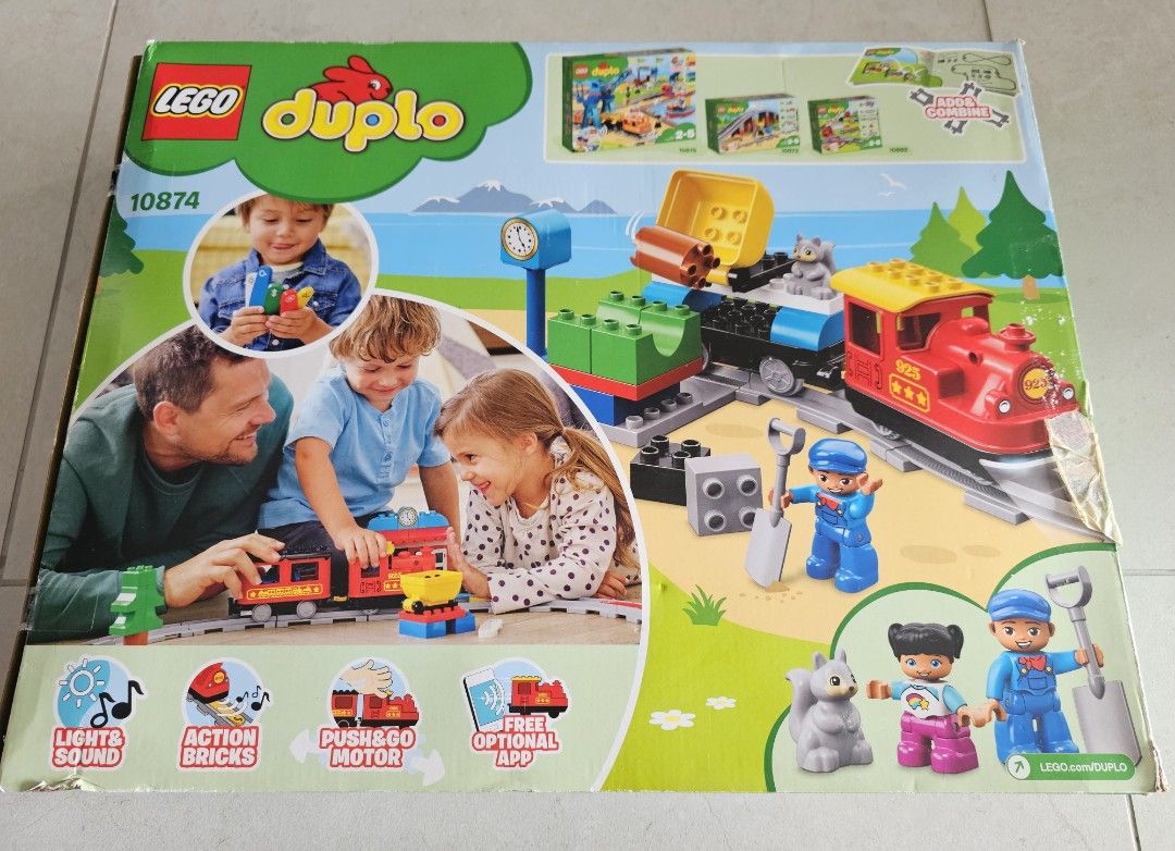 LEGO Duplo 10874 Steam Train Set, Hobbies & Toys, Toys & Games on Carousell
