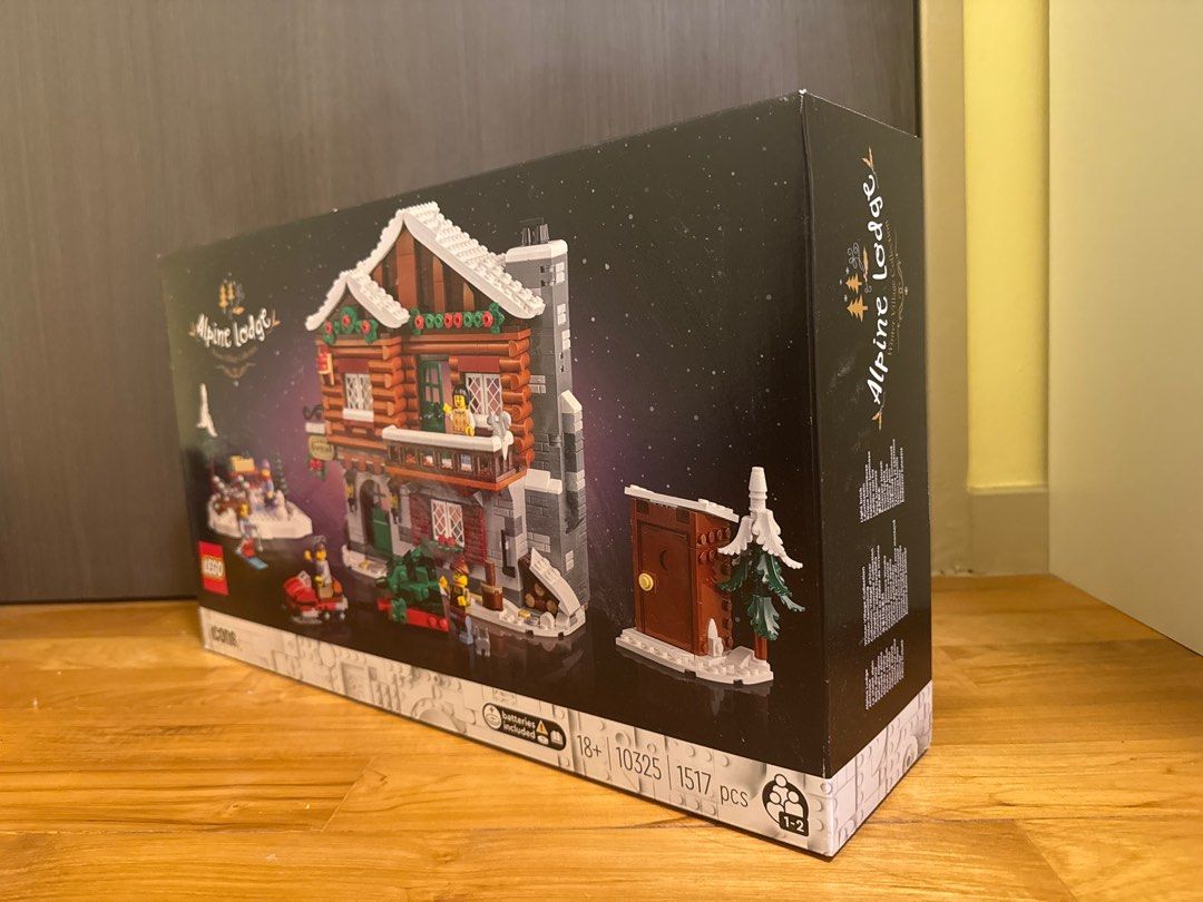 LEGO Icons Alpine Lodge Winter Village Collection 10325, Hobbies & Toys ...
