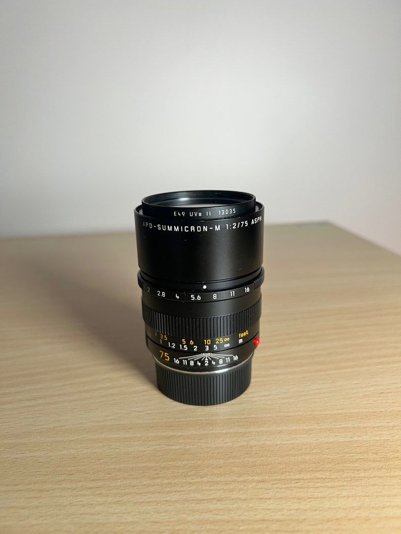 Leica APO-Sumicron-M 1:2/75mm, Photography, Lens & Kits on Carousell