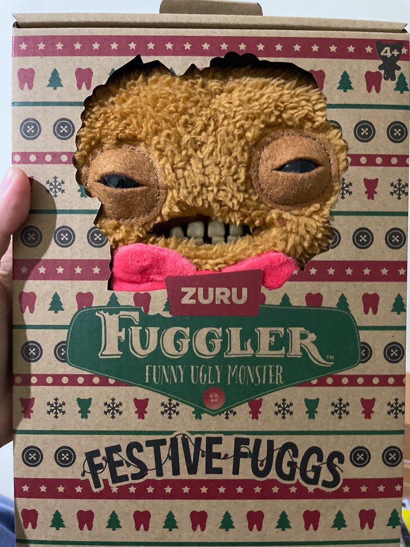 ZURU Festive Fuggs Funny Ugly Monster Plush Toy, Hobbies & Toys, Toys ...